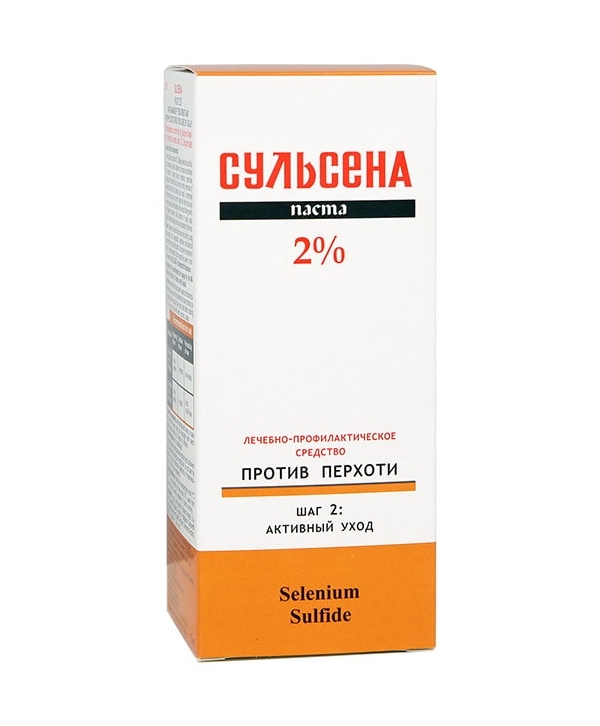 SULSENA pasteanti-dandruff 2%: instruction, ingredients, prices in Ukraine