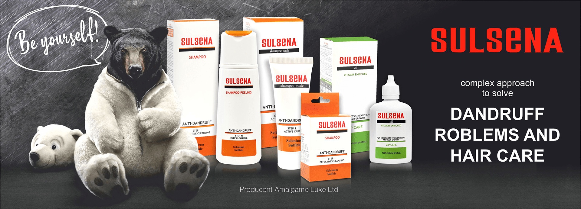 SULSENA: anti-dandruff, hair loss, hair growth and strengthening